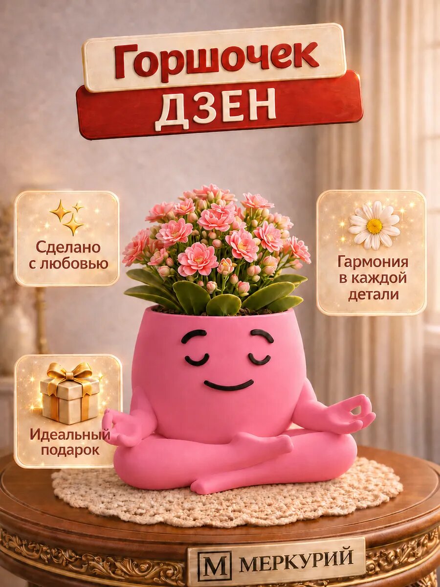 Горшок для цветов кактусов алое и суккулентов