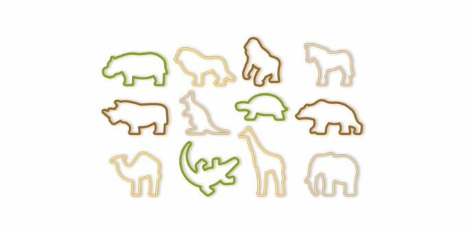 TESCOMA. Формы для печенья ZOO DELICIA KIDS, животные, 12 шт.