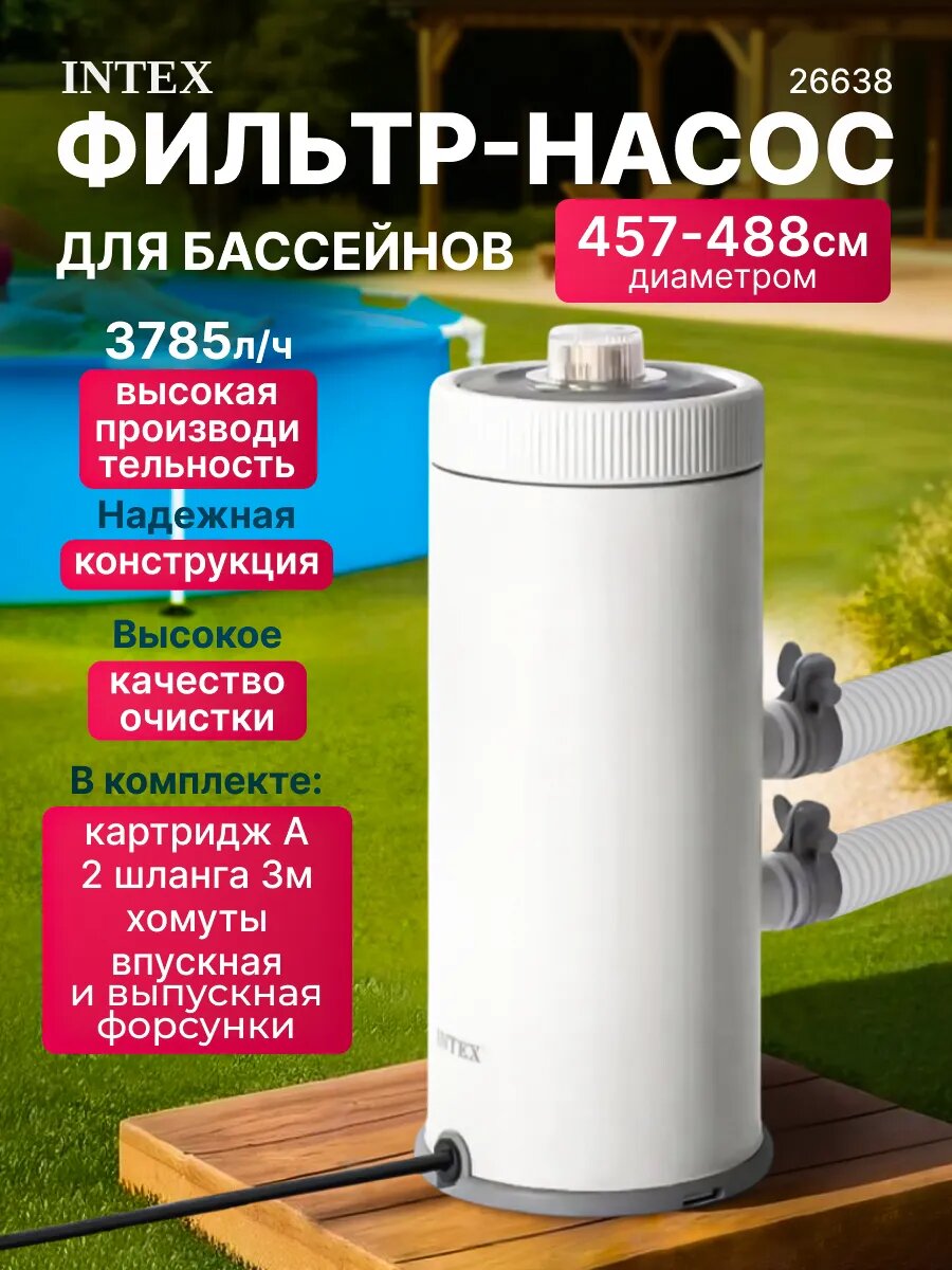 Фильтр-насос для бассейнов картриджный