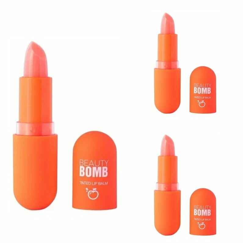 Бальзам для губ Beauty Bomb Tinted Lip Balm тон 02, 3 шт