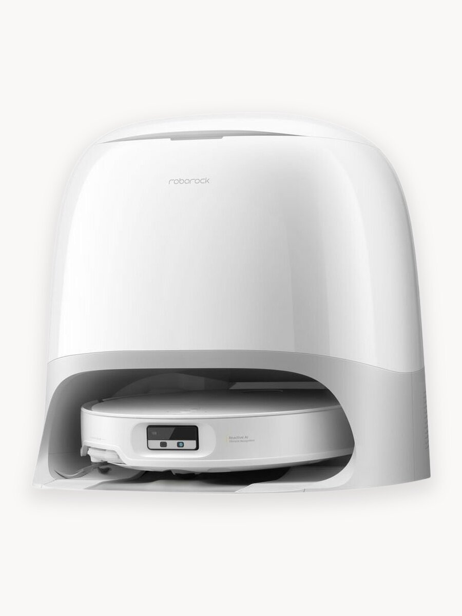 Робот-пылесос Roborock Qrevo CurvX (Русская версия), с Алисой, с влажной уборкой,22000Па