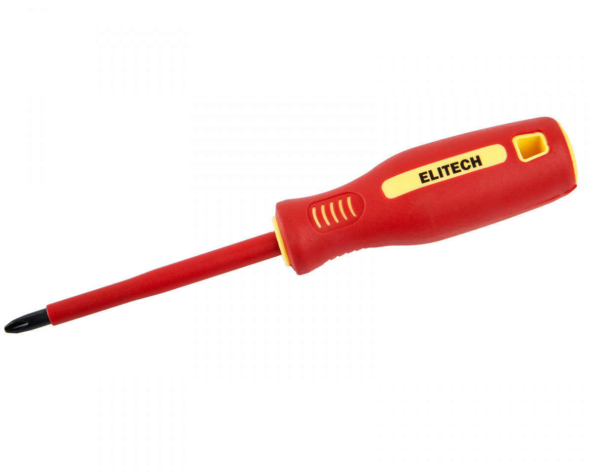 Отвертка Elitech 231203, PH2x100 мм, диэлектрическая