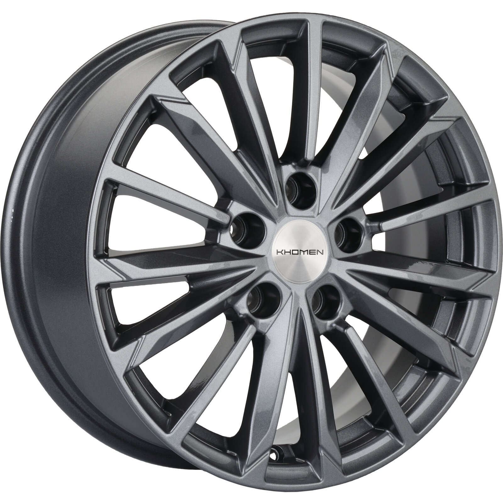 Литой колесный диск Khomen Wheels KHW1611 (Evolute i-Pro) 6,5x16/5x108 ET43 D65,1 Gray