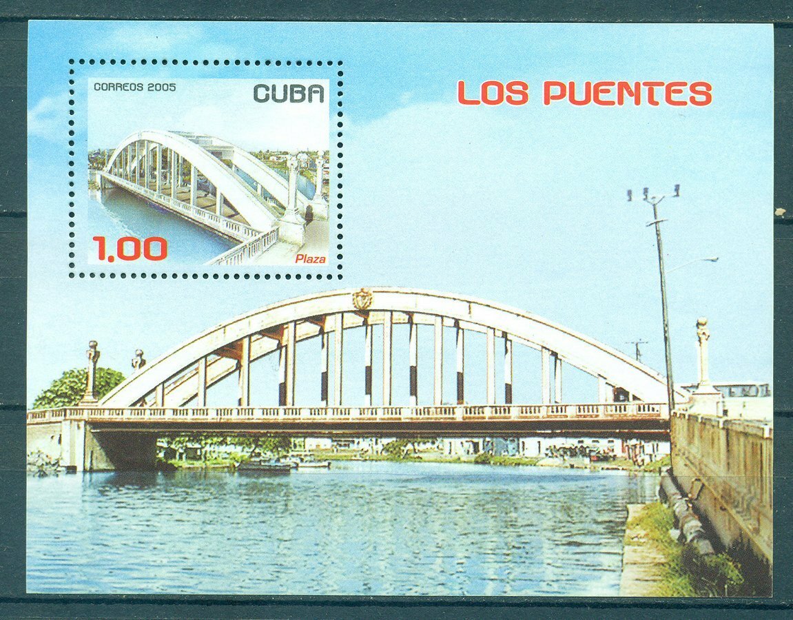 Почтовые марки Куба 2005г. "Мосты" Мосты MNH