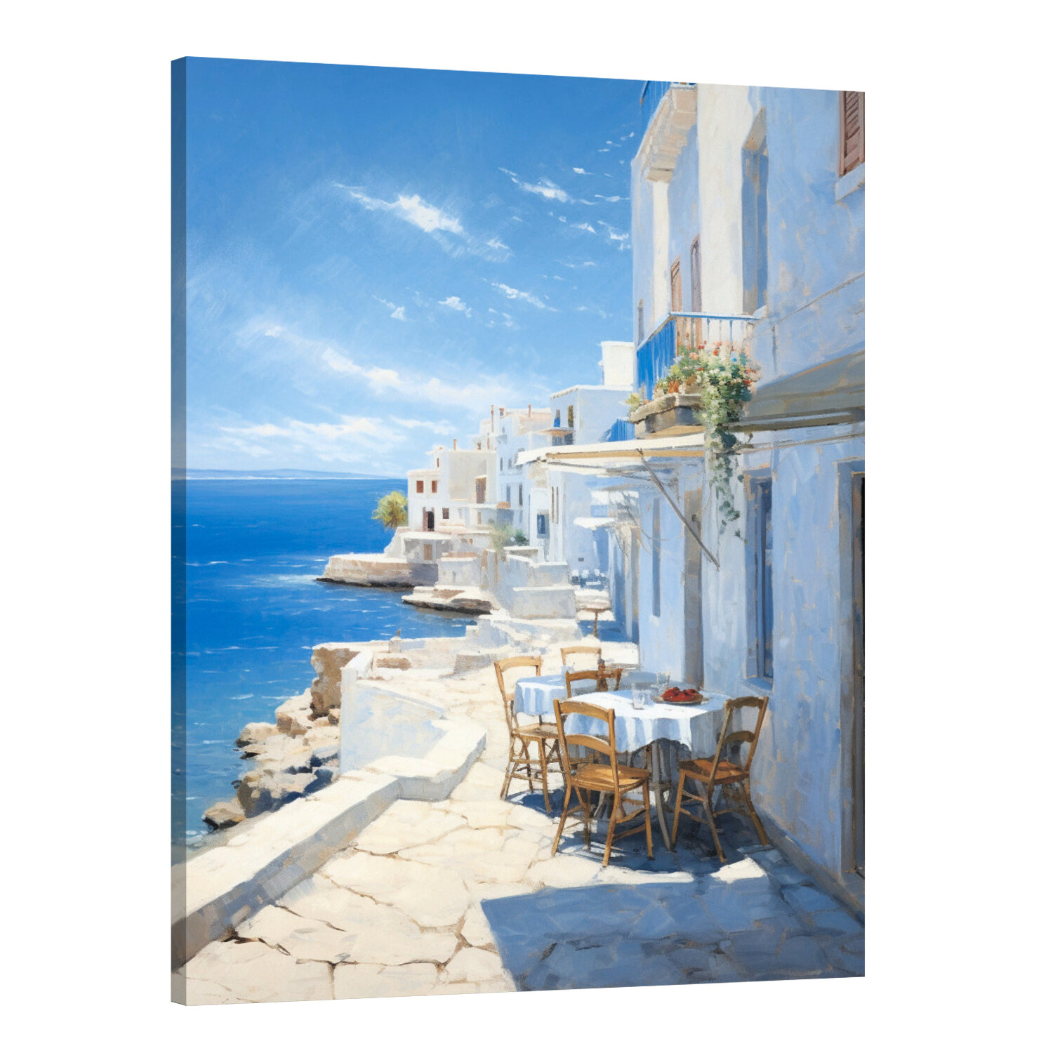 Интерьерная картина 50х70 "Путешествие в древний мир Греции"