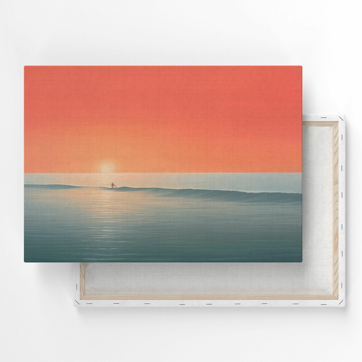 Картина на холсте, репродукция / Абстракция - Море / Размер 60 x 80 см