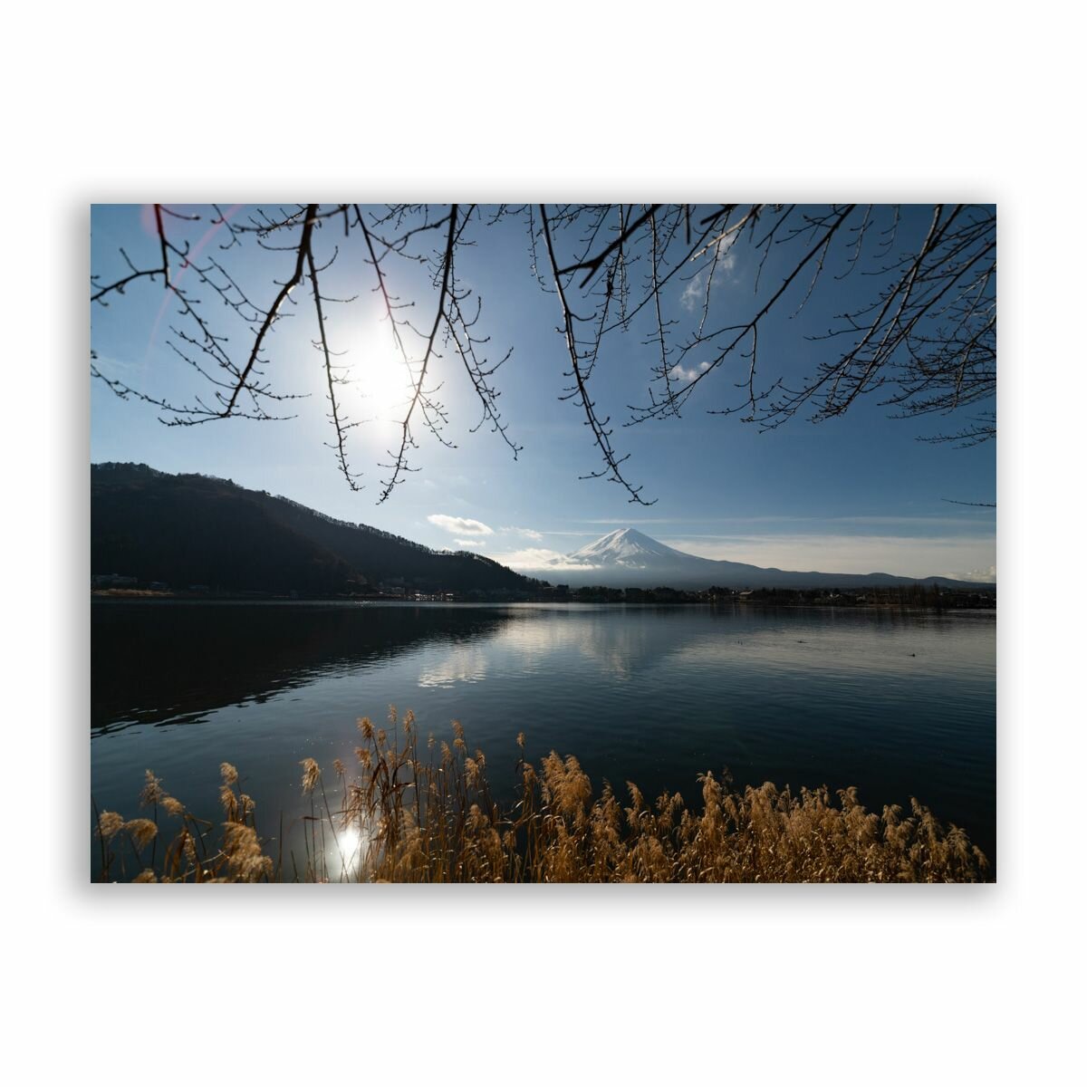 Постер, плакат на бумаге / Природа Японии - Пейзаж / Размер 30 x 40 см