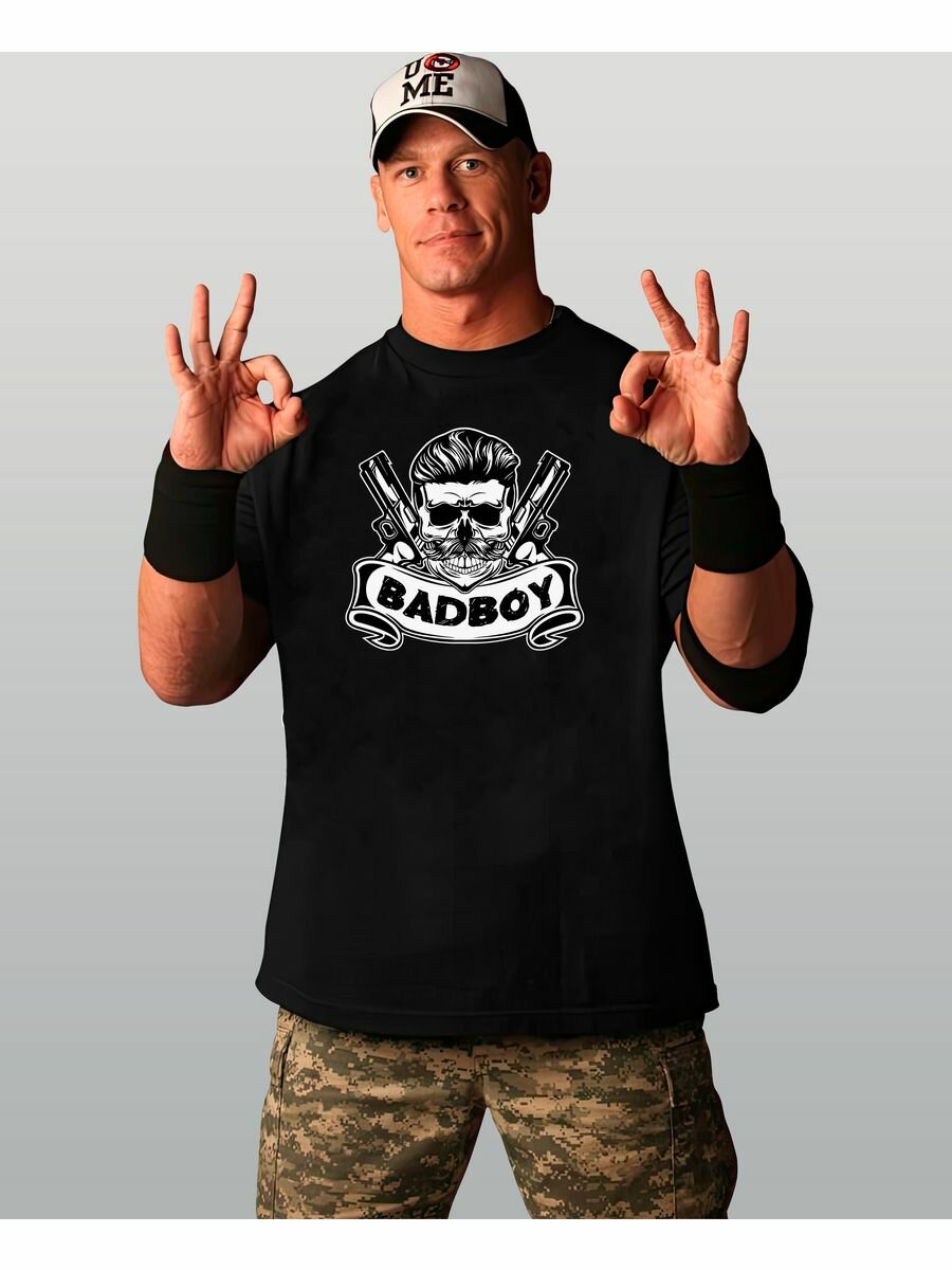 Футболка с надписью bad boy плохой