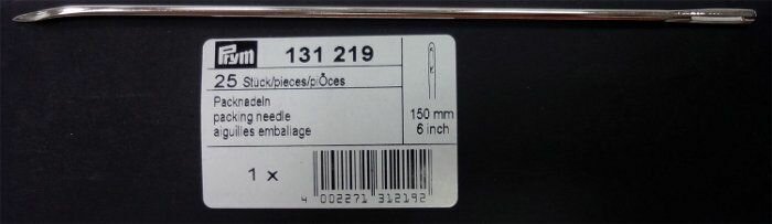 Иглы ручные с копьевидным острием, изогнутые 6" PRYM 131219