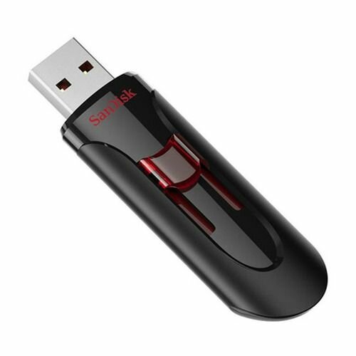 Флешка USB Sandisk Cruzer Glide 32ГБ, USB3.0, черный [sdcz600-032g-g35]