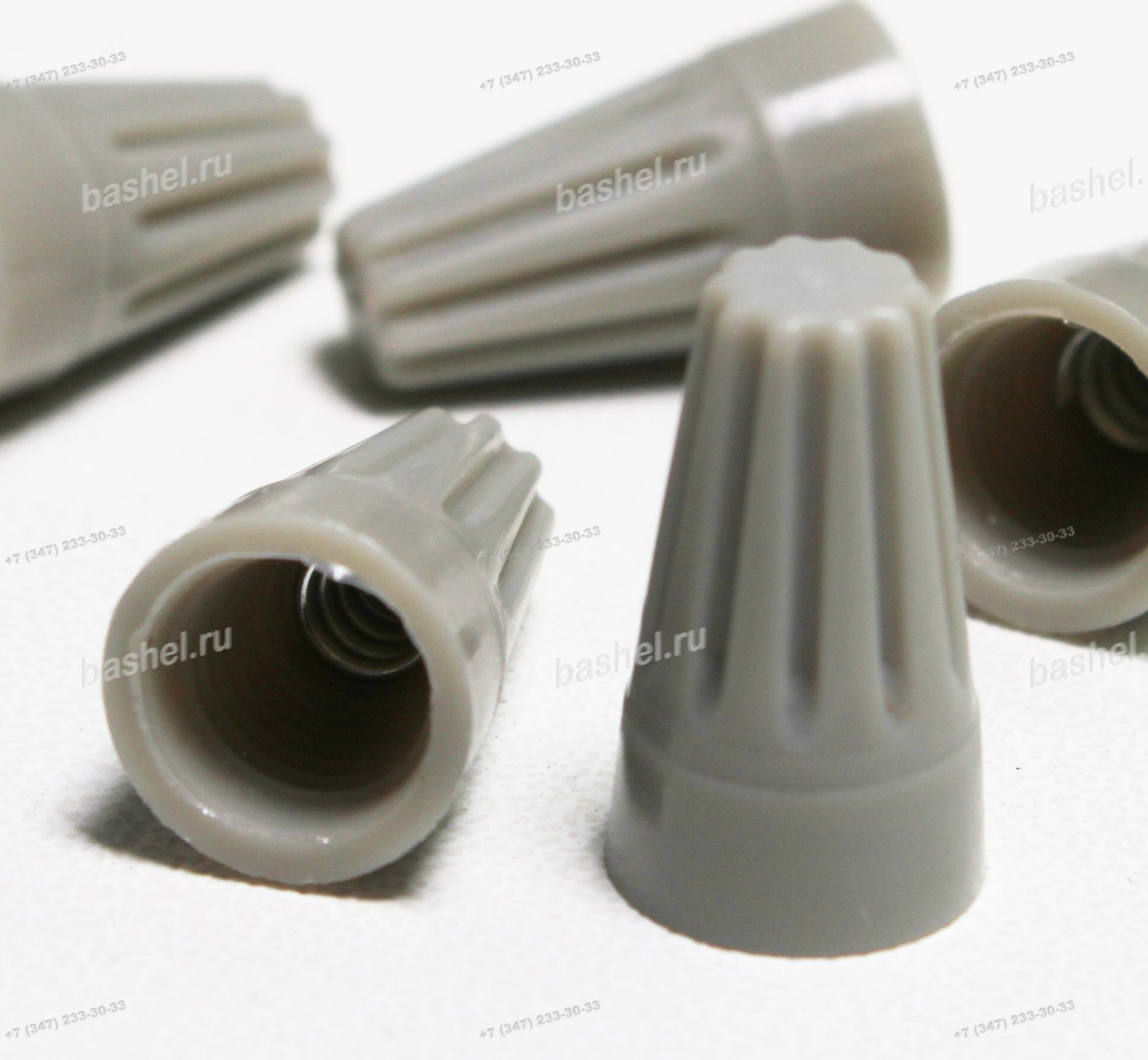 Соединительный изолирующий зажим REXANT "СИЗ-1", 1,0-3,0 кв. мм, серый, 5 шт.