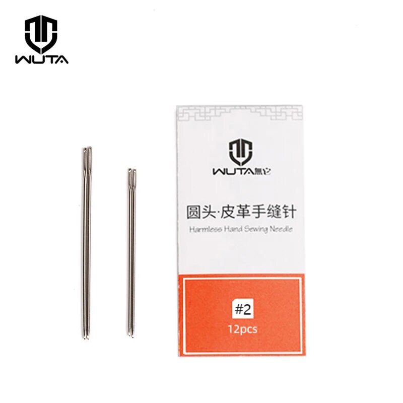 WUTA набор швейных игл для кожи 12 шт. No.1-(small)
