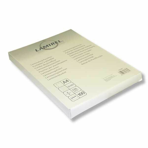 Пленка для ламинирования Fellowes 125 мкм, формат A4, глянцевая, 100 шт (LA-78660)