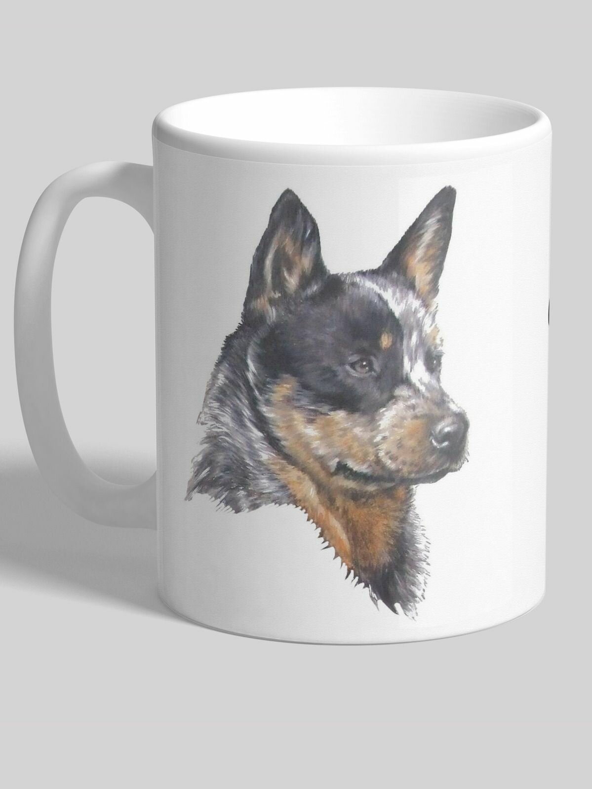 Кружка cooperative.moscow " Лучший друг Хилер (Австралийская пастушья собака) " (акита, кружка с хилером, Хилер, Австралийская пастушья собака, собаковод, собаколюб, собака, друг человека, кружка с собакой) , 330 мл, 1 шт