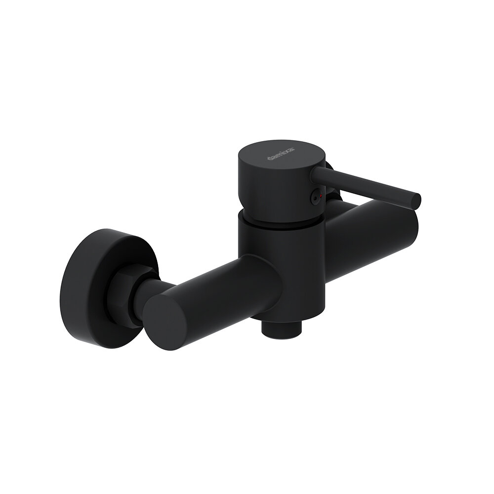 Смеситель для душа Damixa Scandi Start, вертикальный монтаж, черный