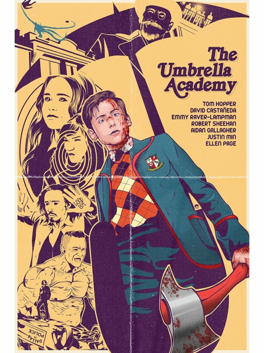 Постер "Академия Амбрелла. Герой"