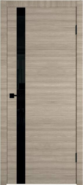 ДПО Соло 700*2000 Red oak гориз. Black gloss