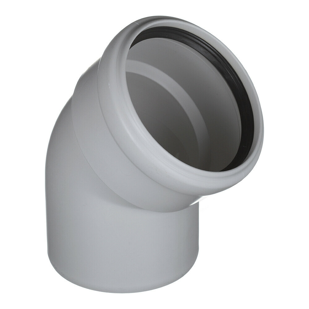 Отвод Ostendorf SKB d110 мм 45° пластиковый бесшумный для внутренней канализации (335120) Ostendorf 335120