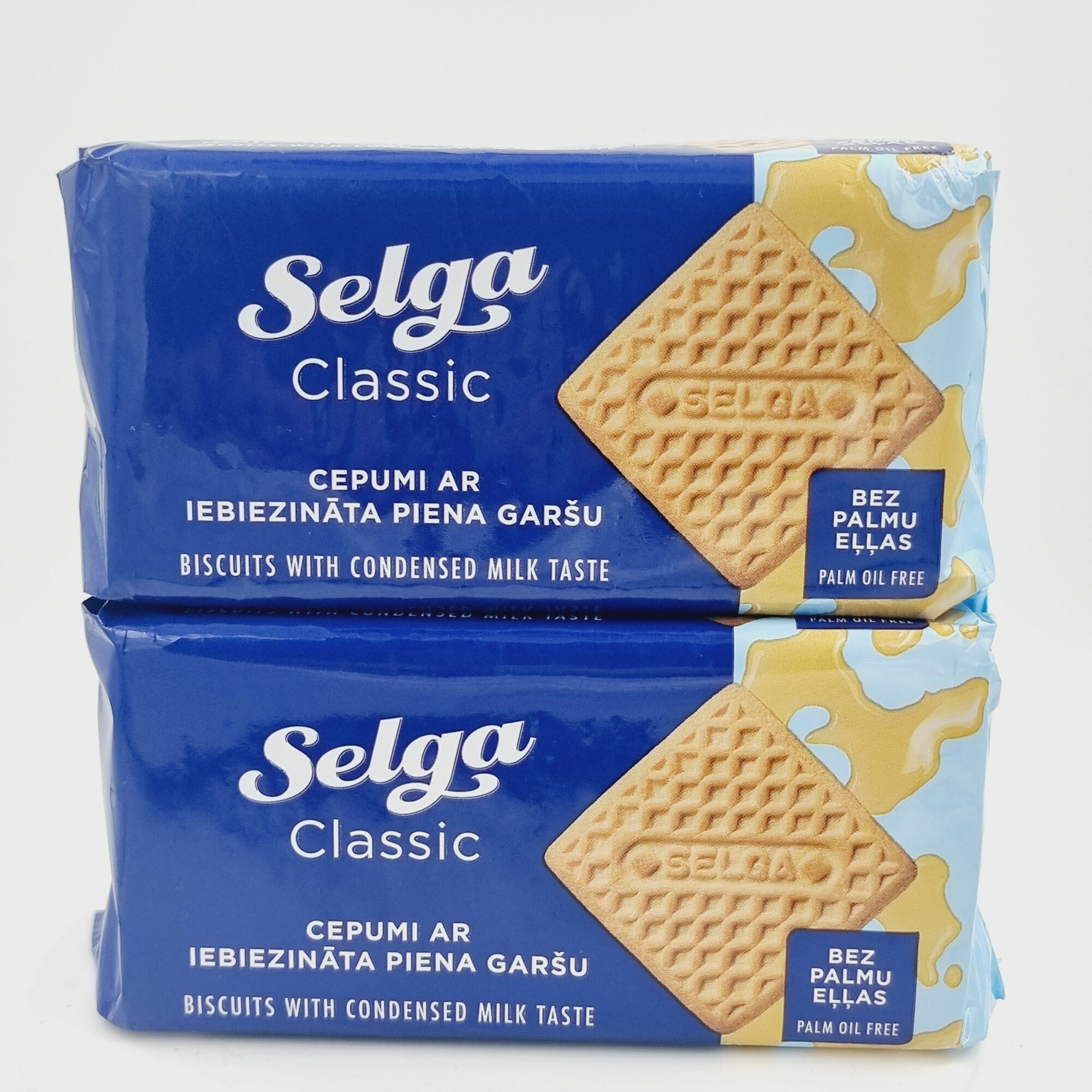 Печенье Selga со сгущенным молоком (2 шт. по 180 г) 360 г (из Эстонии)
