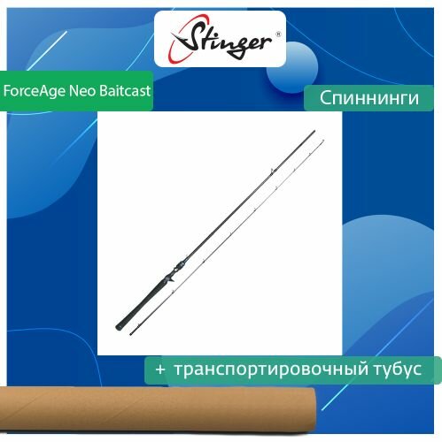 Спиннинг для рыбалки (кастинговый) Stinger ForceAge Neo Baitcast 652L-C 1,95 м, 4-16 гр