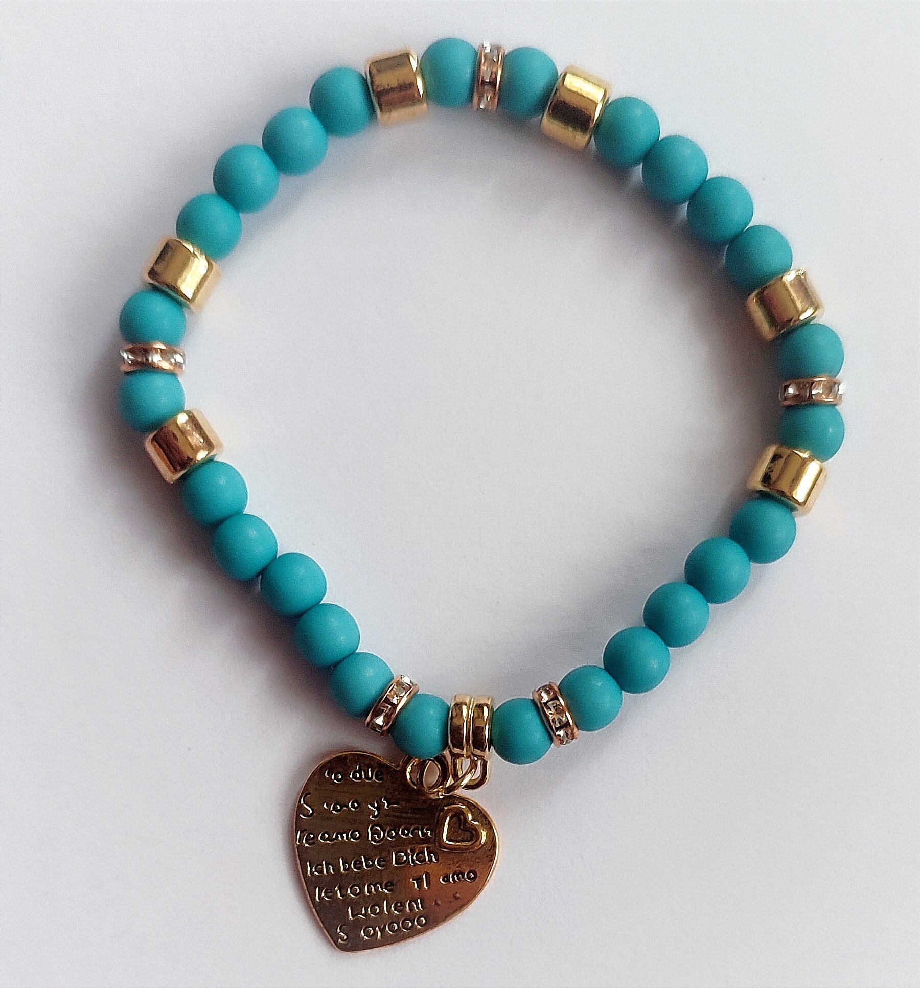 Браслет, акрил, металл