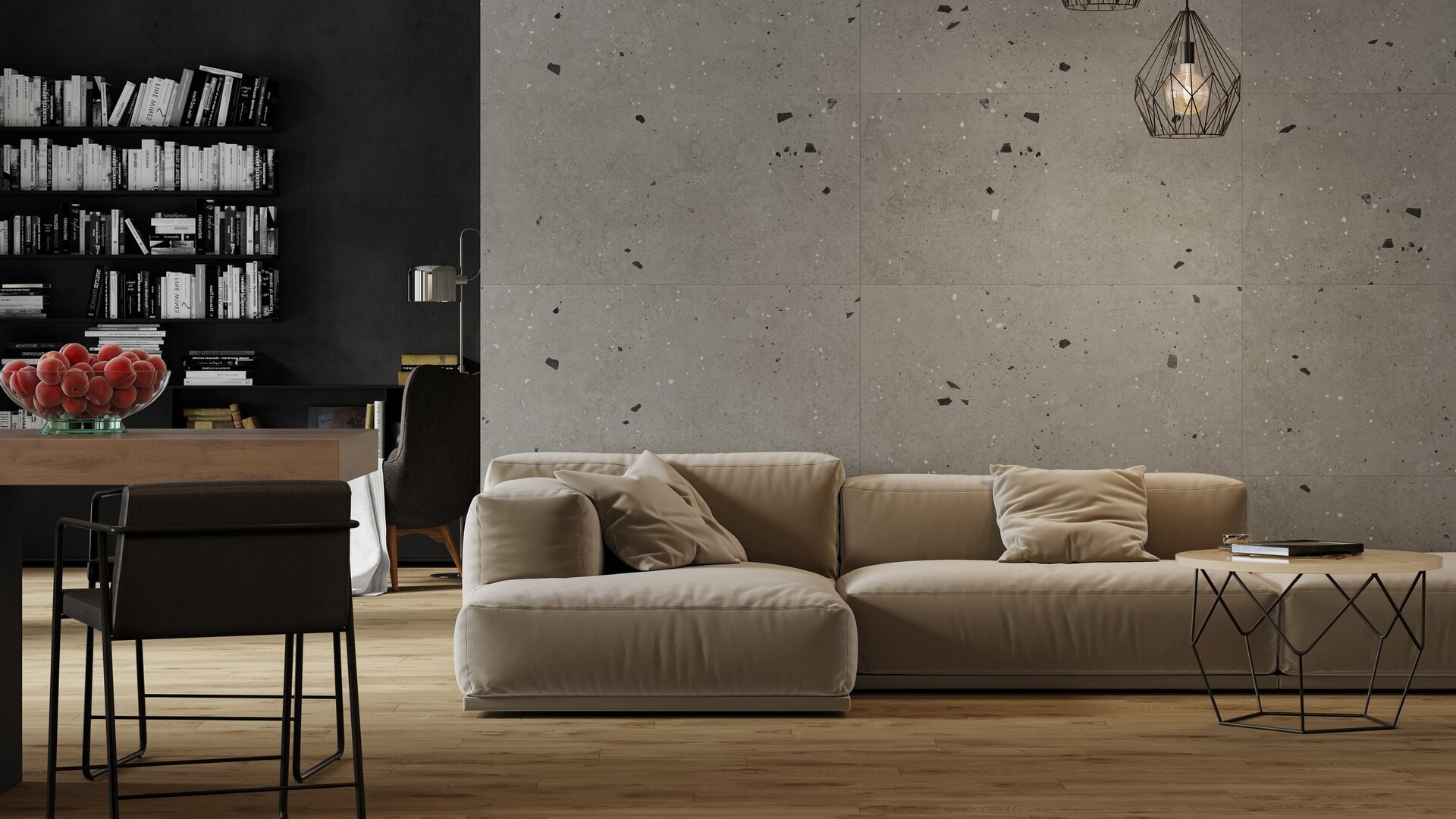 Керамогранит Kerranova Etagi Grey Matt. 60x120 K-2015/MR/600x1200 матовая морозостойкая