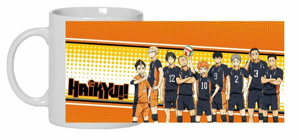 Кружка-хамелеон волейбол, HAIKYUU! №17