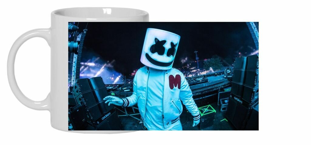 Кружка-хамелеон Marshmello, Маршмэллоу №6