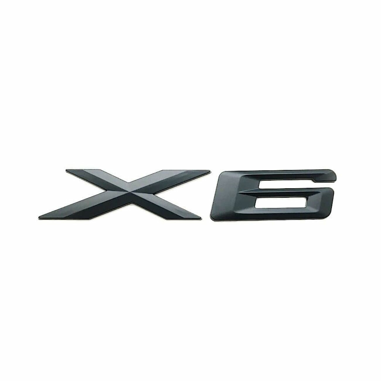 Шильдик на багажник для BMW X6 черный