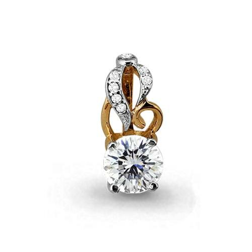 Подвеска, красное золото, 585 проба