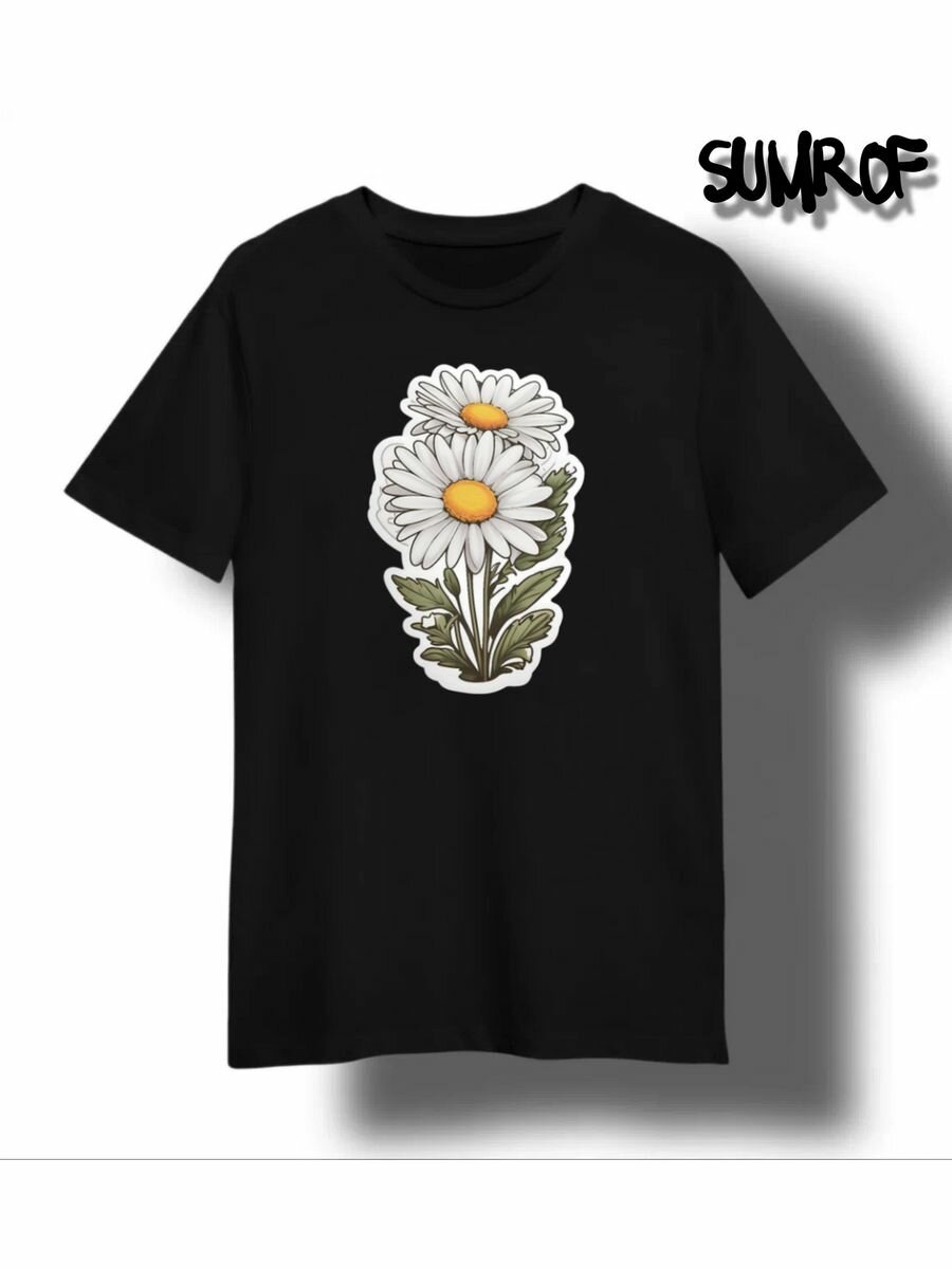 Футболка ромашки