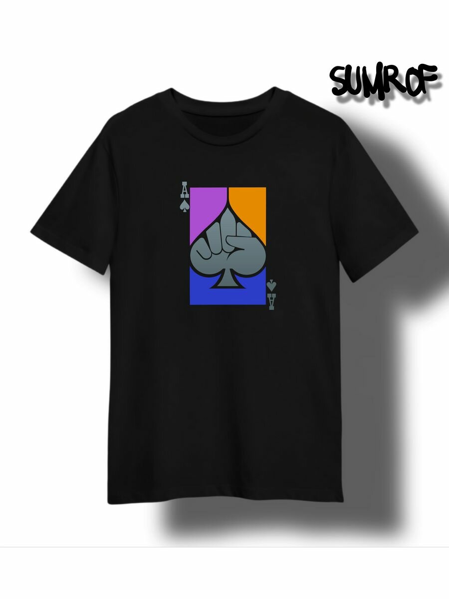 Футболка карты пики кулак