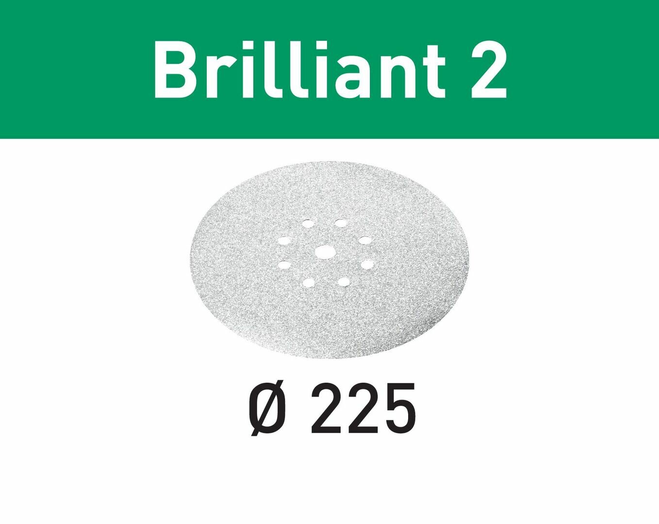 Шлифовальные круги Festool Brilliant 2 STF D225/8 P150 BR2/25