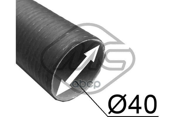 Воздуховод картонно-алюминиевый D=40MM/L=0.5M->1M шт. METALCAUCHO арт. 02204