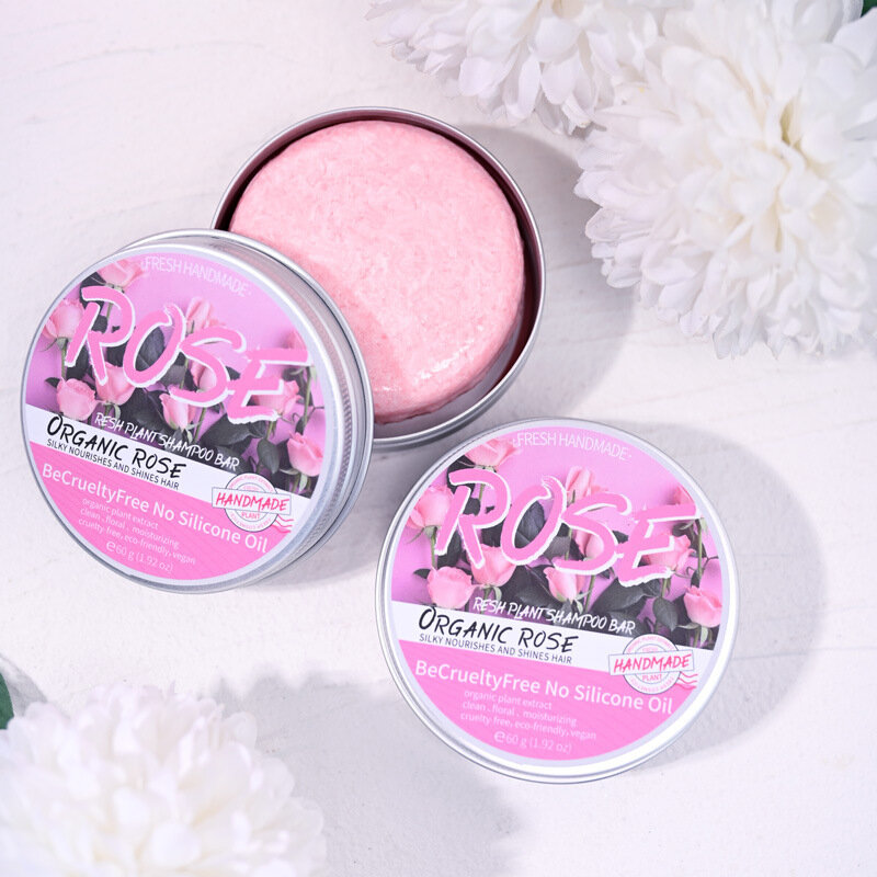 Твердый шампунь роза