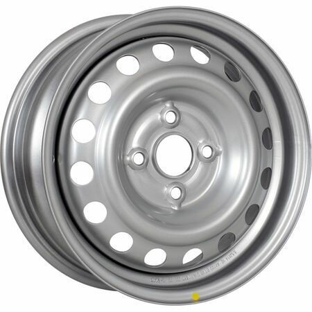 Колесный штампованный диск ТЗСК Тольятти Huyndai Solaris/Kia Rio R15x6 4x100 ET48 CB54.1 Silver