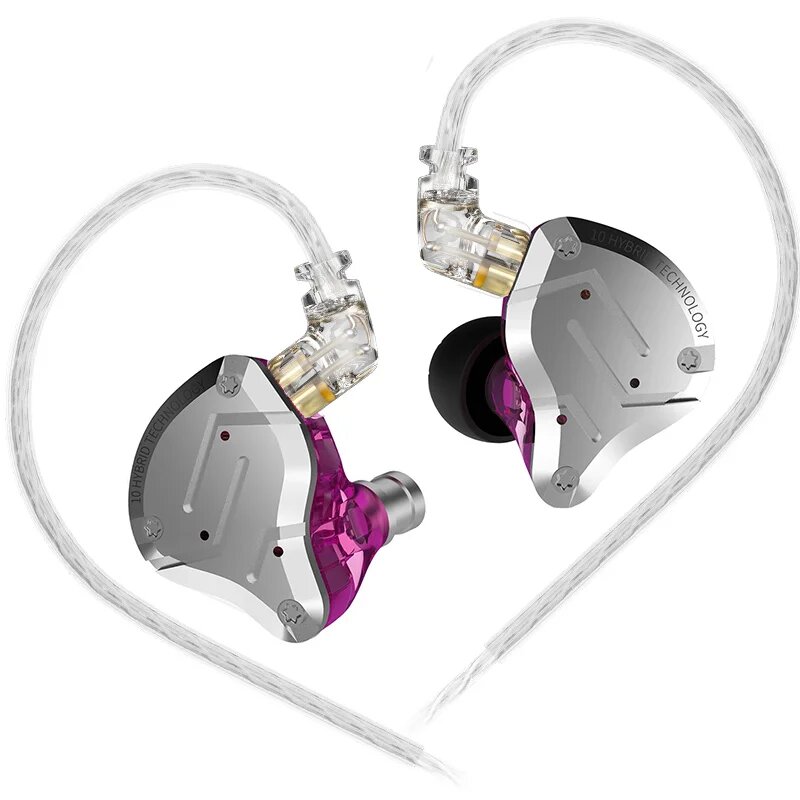 KZ ZS10 Pro Purple NoMic наушники