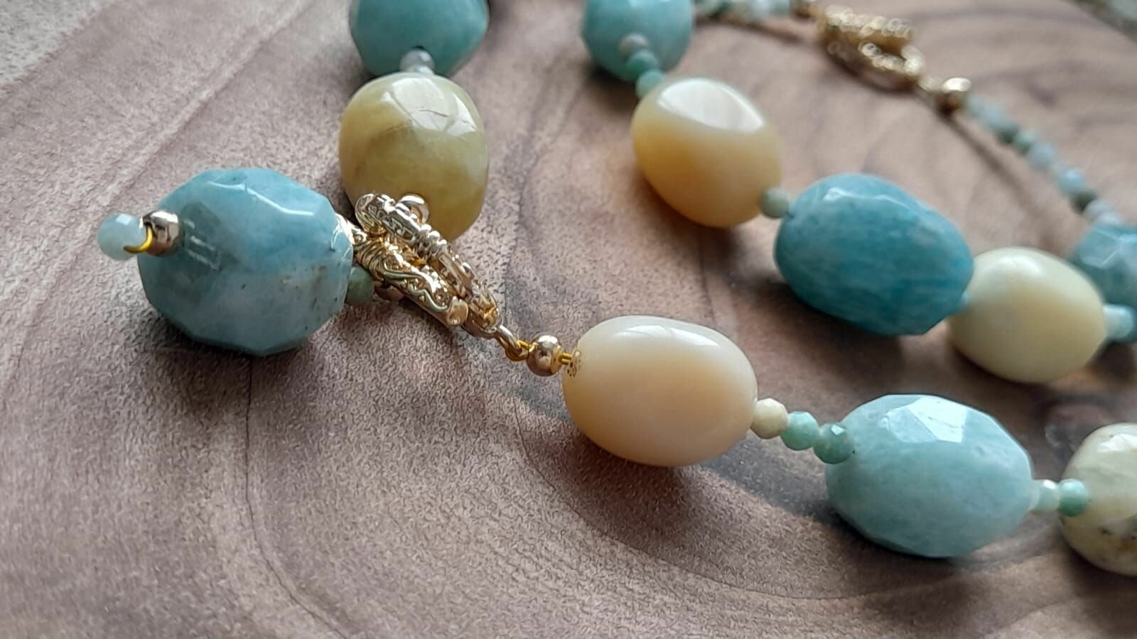 Браслет, аквамарин