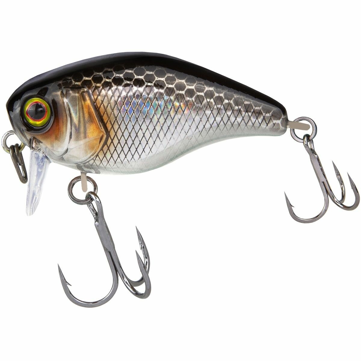 Воблер JACKALL CHUBBY 41F SSR 5.7g цвет HL SILVER & BLACK