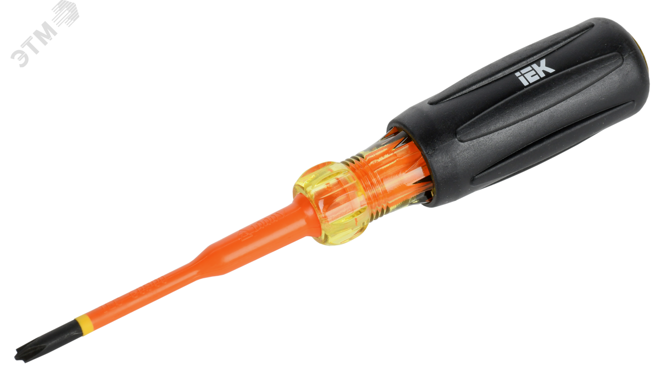 Отвертка диэлектрическая SLIM PH/SL1х80 Т3 ARMA2L 5 IEK A2L5-SC31-T3-HS-10-080