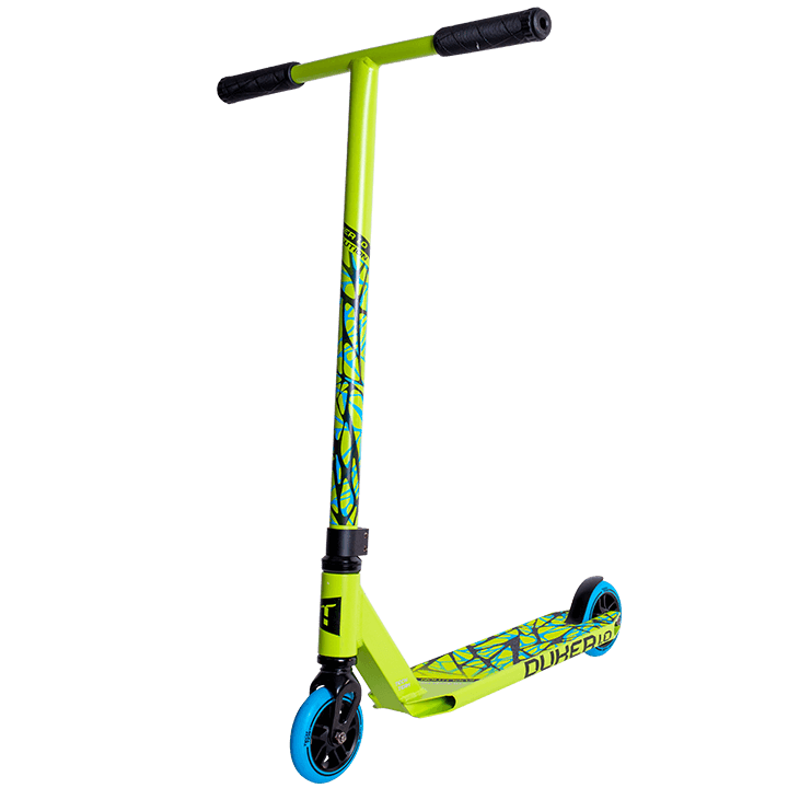 Самокат TECH TEAM трюковой Duker 1.0 2024, Цвет neon green
