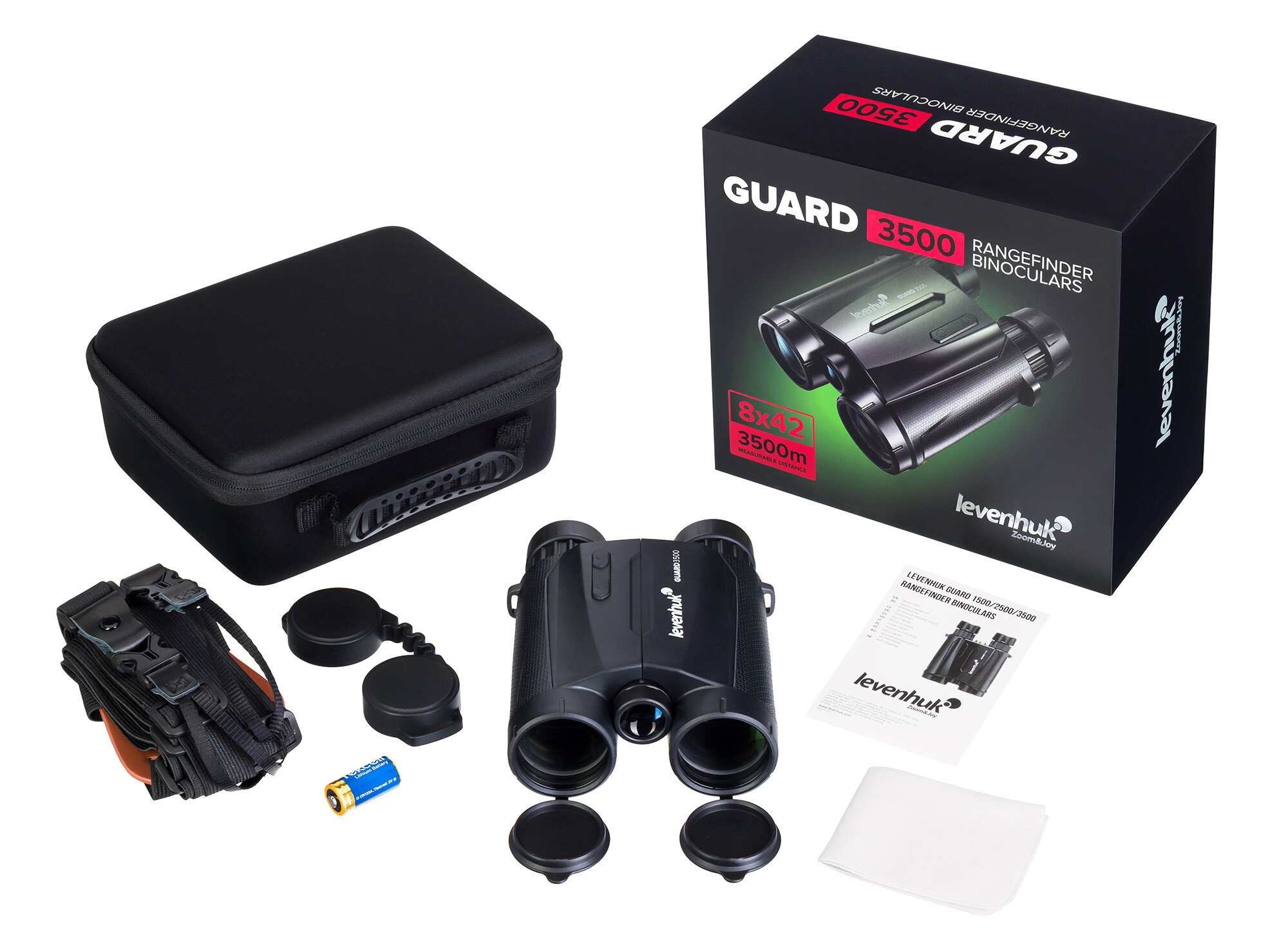 Бинокль Levenhuk Guard 3500 8x42 в упаковке