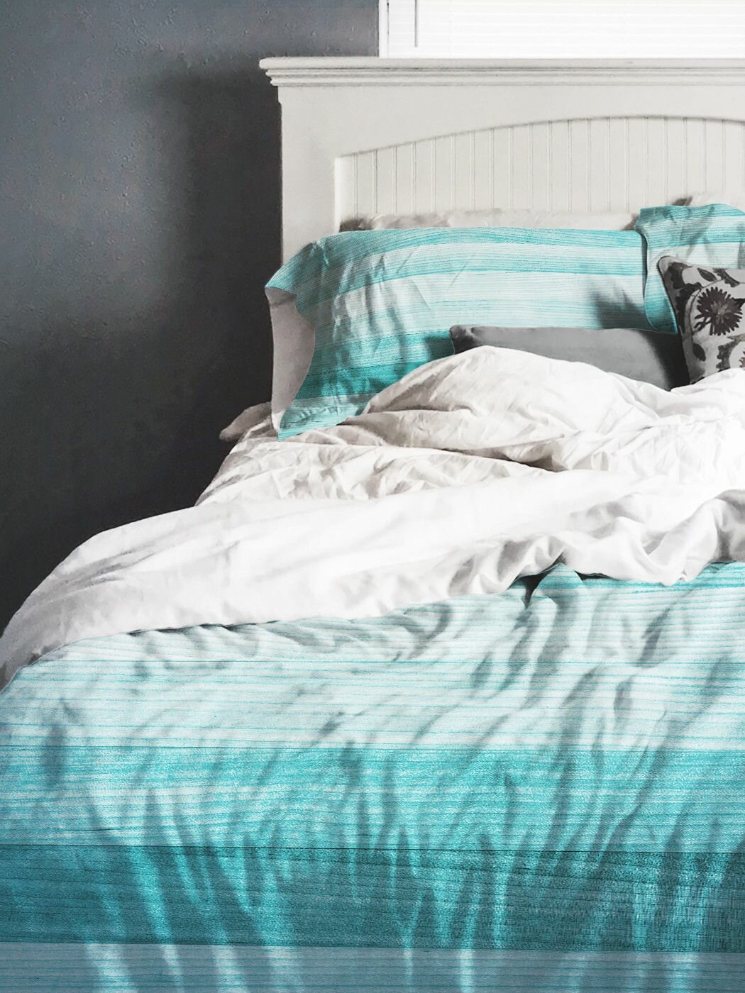 Постельное белье 1,5-спальный комплект "Размытая текстура", пододеяльник 160x220 см, наволочки 50х70 см , Ambesonne