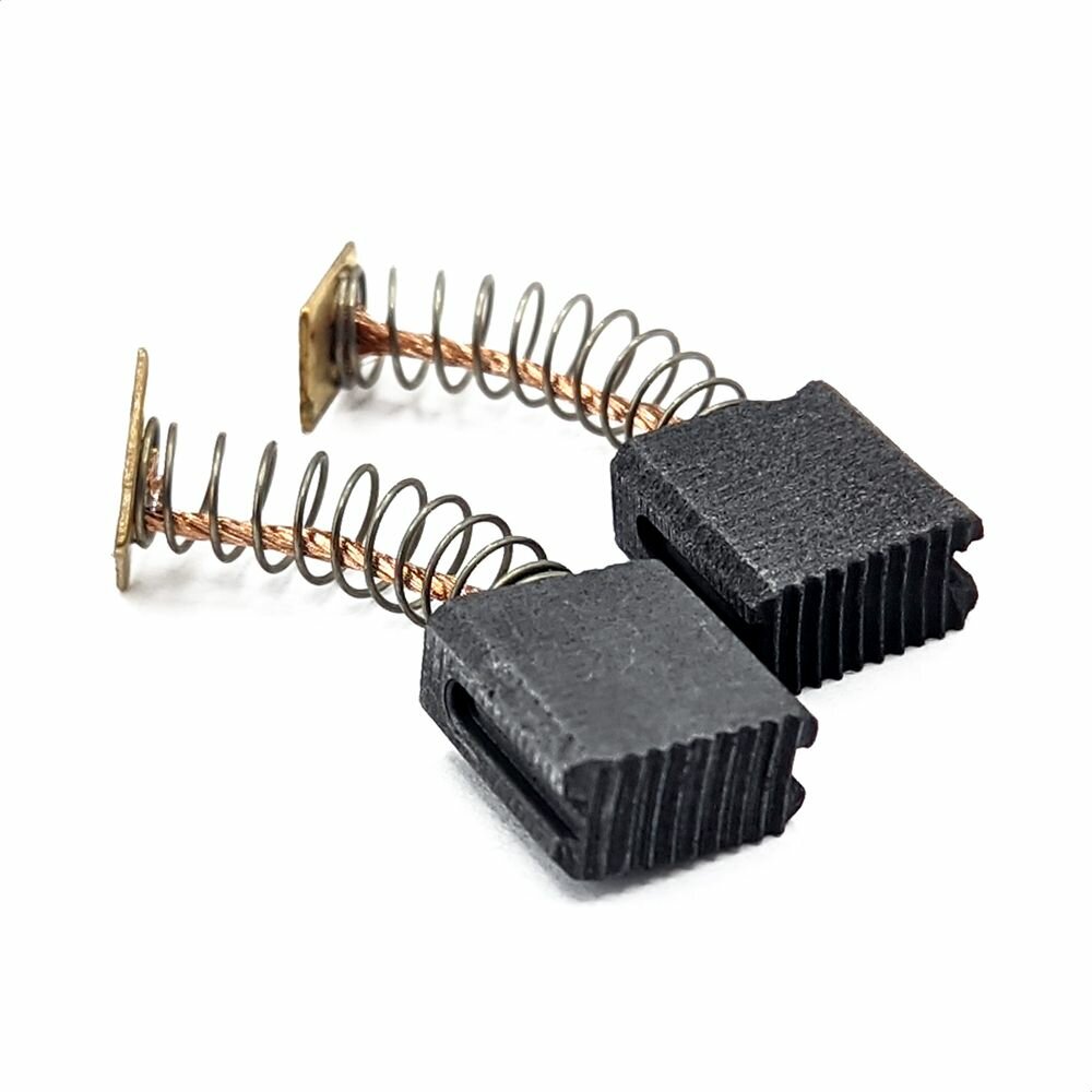 Щетки угольные (6,0х11х13) для циркулярной пилы Stern CS-160 (пружина, пятак прямоугольный)