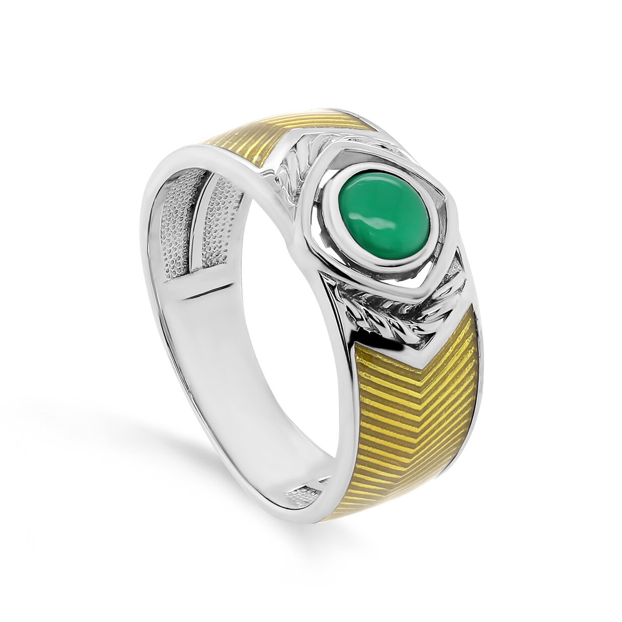 Кольцо, серебро, 925 проба, оникс