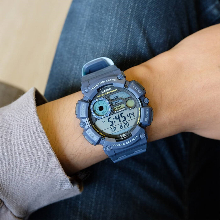 Наручные часы CASIO Collection, серо-голубой — фото 1