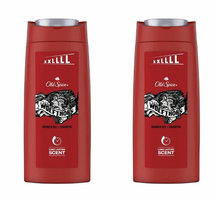 Old Spice Гель для душа Wolfthorn, 675 мл, 2 шт