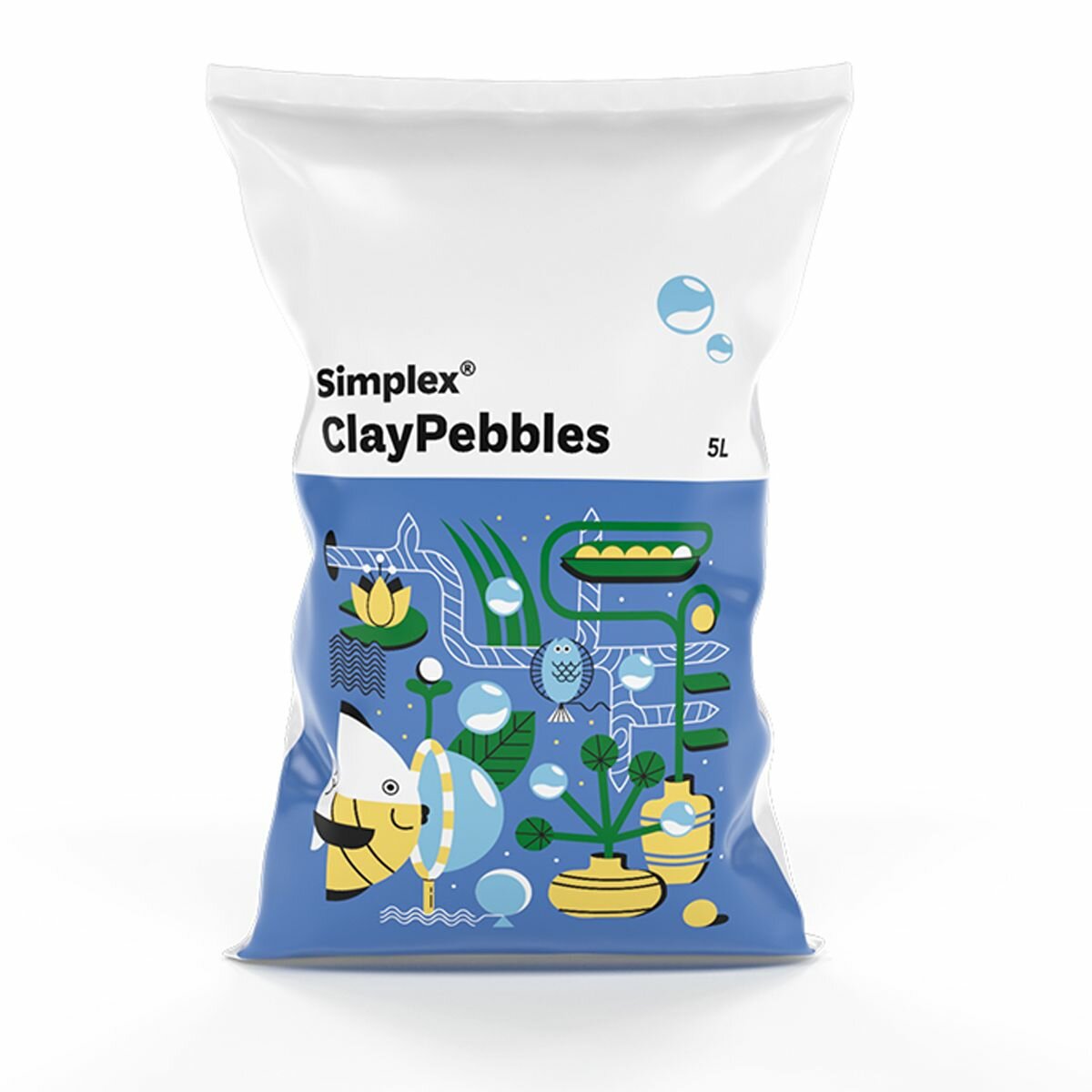 Керамзит Simplex Clay Pebbles 5 л