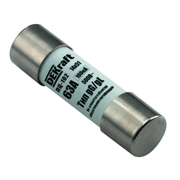 Предохранитель цилиндрич. 50A 14x51 ПЦ-102 DEKraft, SCHNEIDER ELECTRIC 21381DEK (1 шт.)