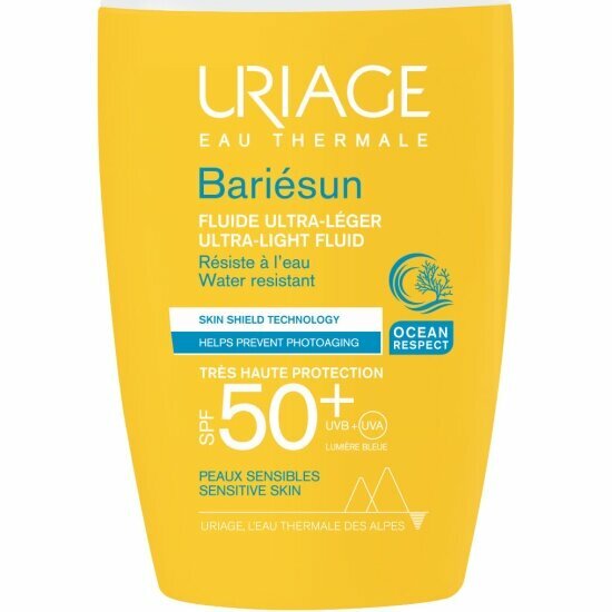 Ультралегкая солнечная эмульсия для лица и тела Uriage Uriаge Bariesun SPF 50+, 30 мл
